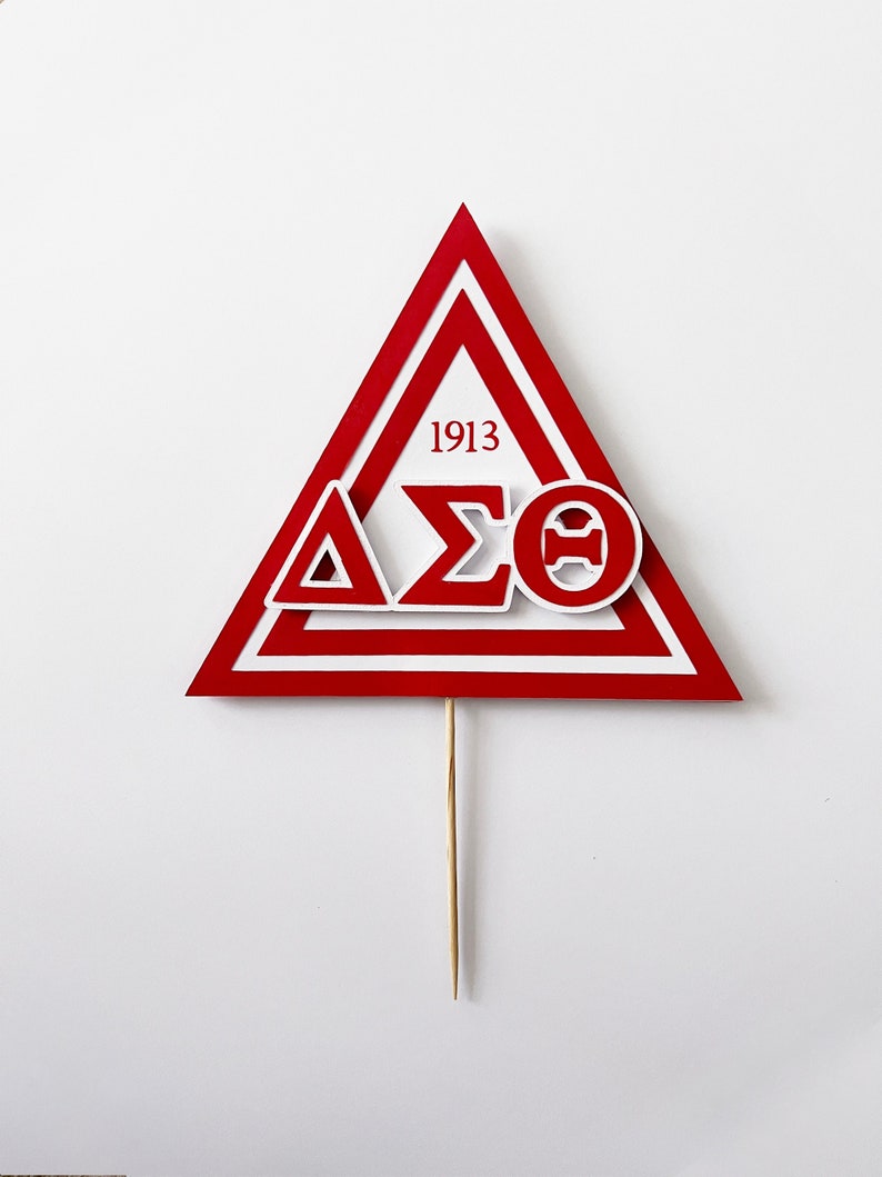 Personalized Delta Sigma Theta Cake Topper Perfect for Birthdays ...