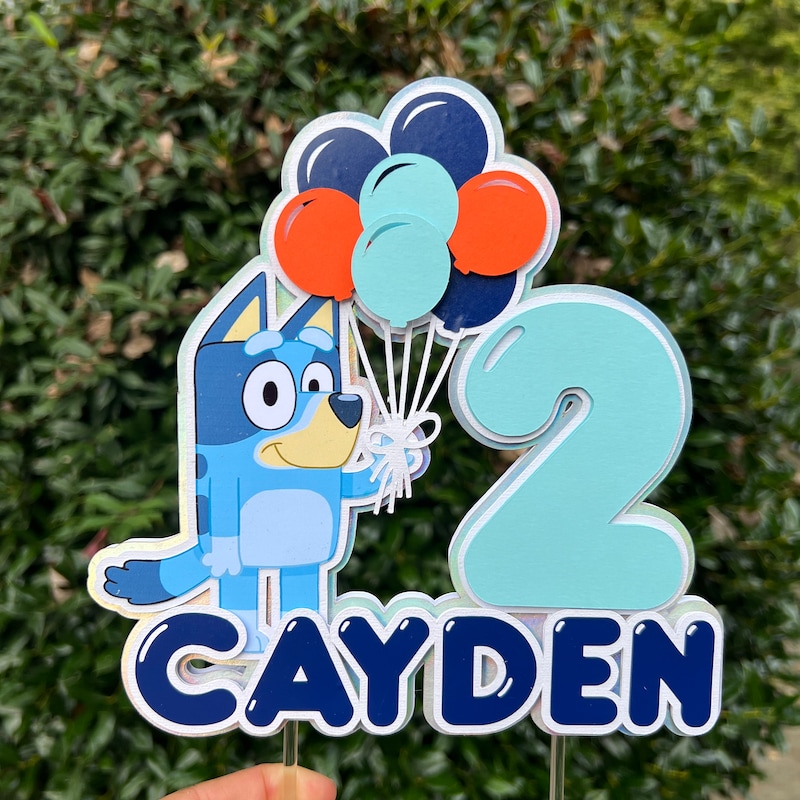 Bluey Cake Topper - Etsy