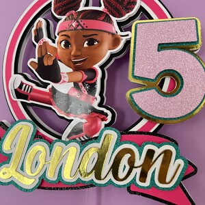 Personalized Kiya & the Kimoja Heroes Inspired Cake Topper Perfect for ...