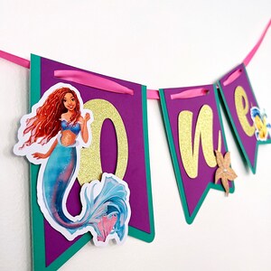 Black Mermaid Personalized Cake Topper Perfect for Themed Parties ...