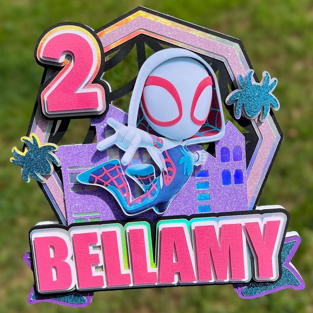 Spidey and His Amazing Friends Personalized Cake Topper Perfect for ...