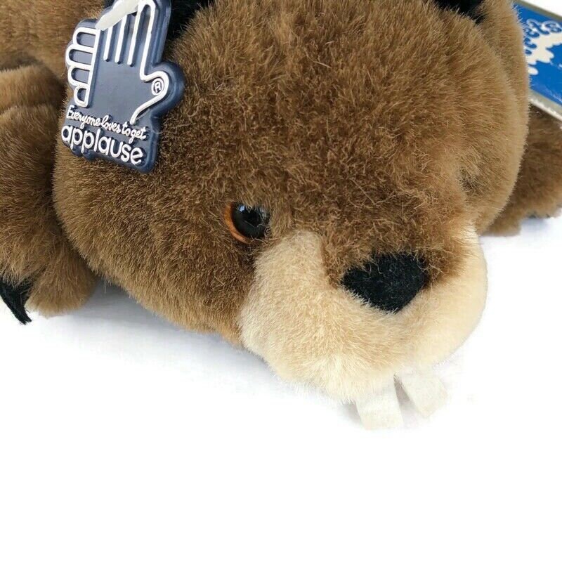 Vintage 1986 Applause Puppets Plush Billy Beaver Stuffed Toy Original ...