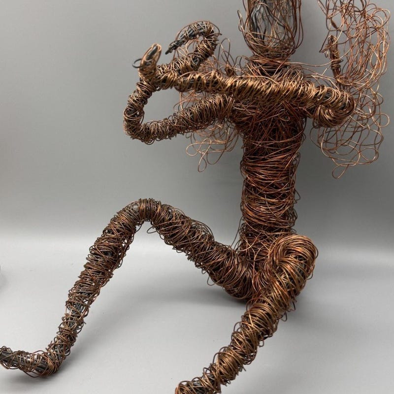 Wire Angel Sculpture - Etsy