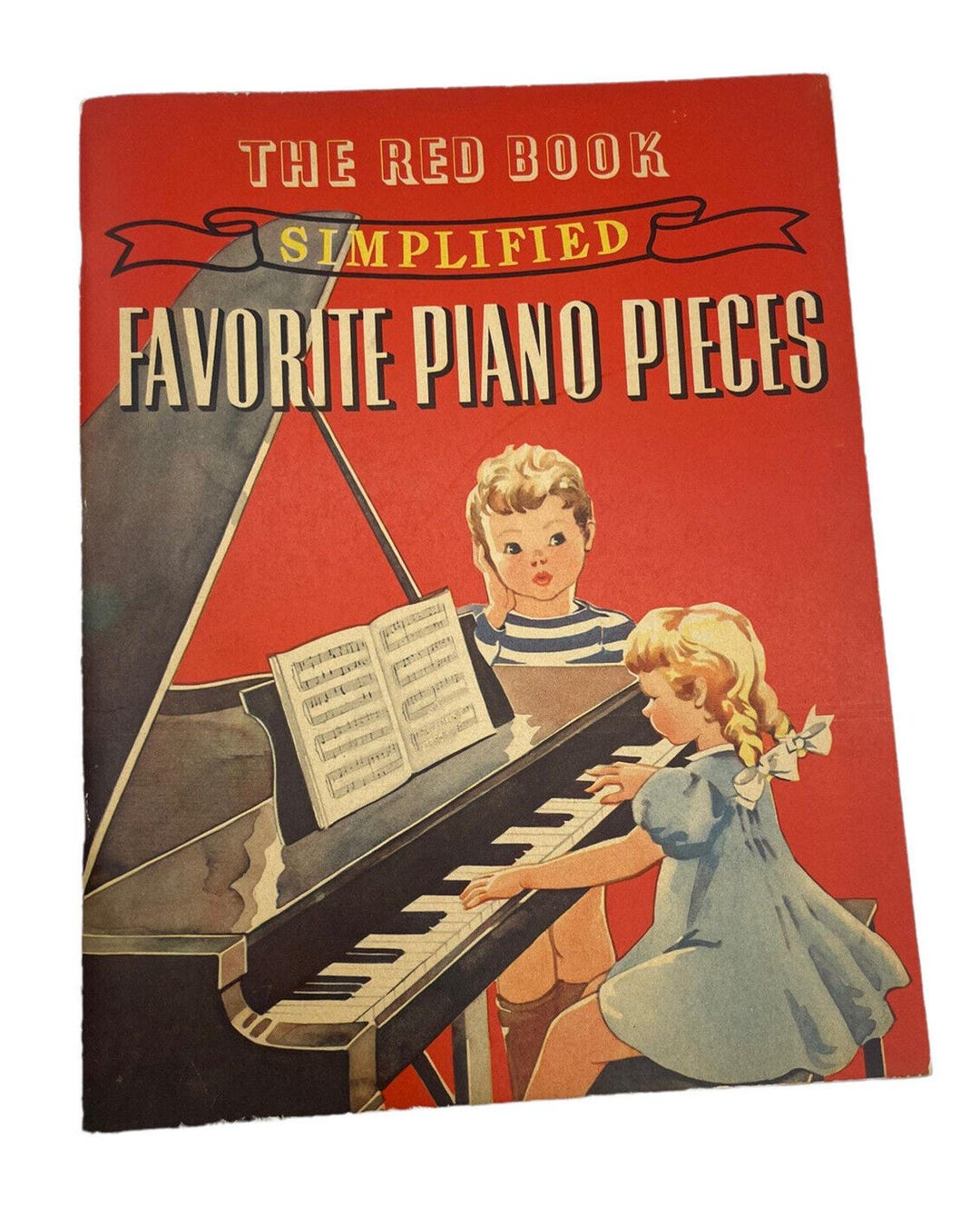 Vintage Whitman the Red Book Simplified Favorite Piano Pieces 1939 ...
