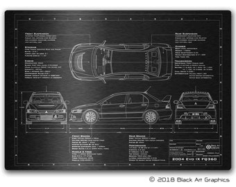 Evo Ix Blueprint - Etsy