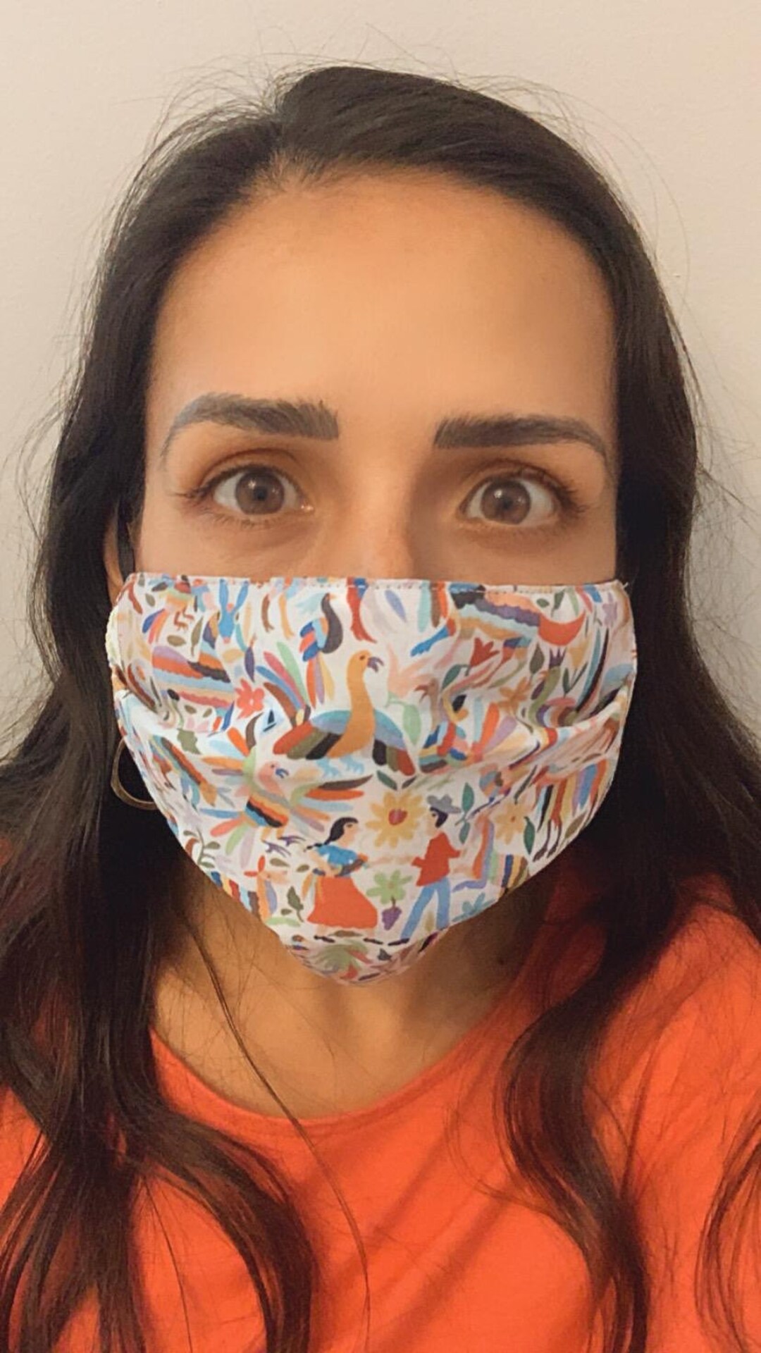100% Cotton Washable Mexican Face Mask - Etsy