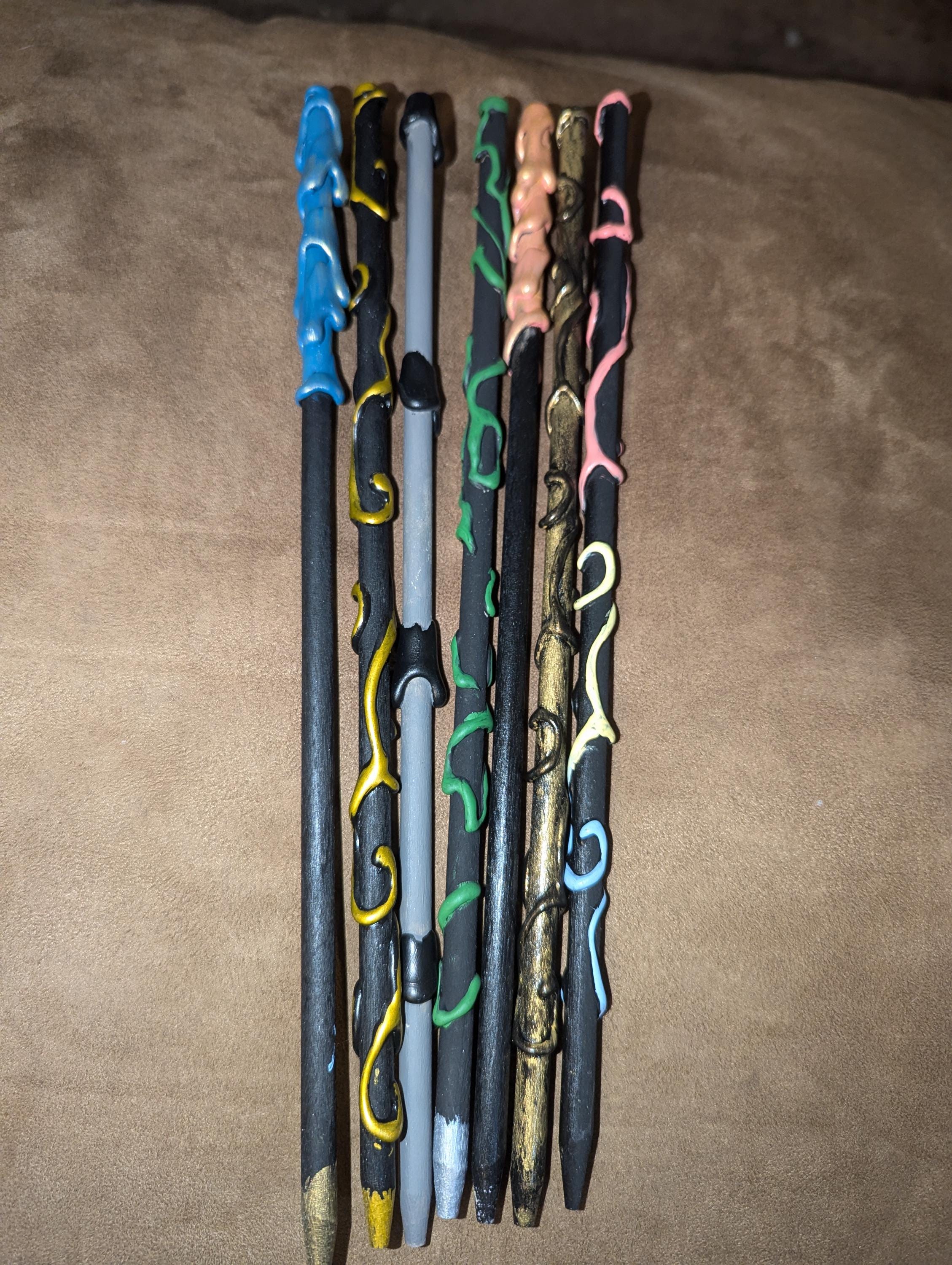 Painted Wands! Great for Cosplay, Kids, Party Favors, Wedding Favors ...