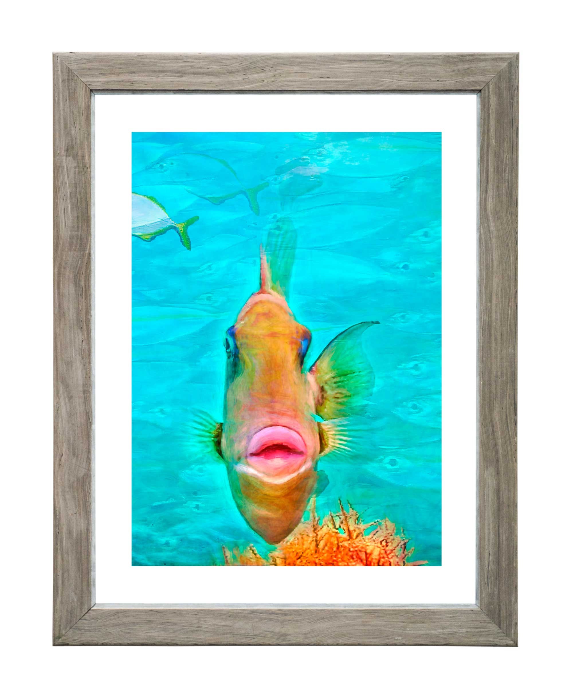 Fish Wall Art Fish Art Print Fish Digital Painting Fine Art - Etsy