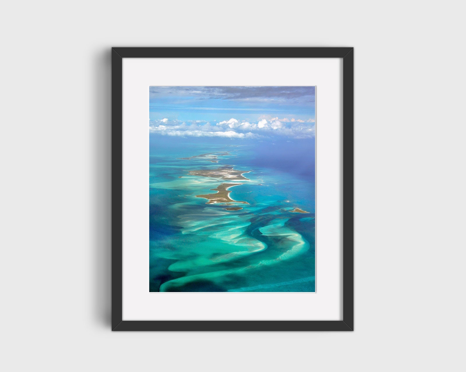 Exuma Cays Bahamas Aerial Wall Art Vertical Large Fine Art - Etsy