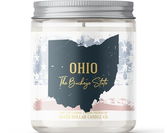 Ohio State Candle - Etsy