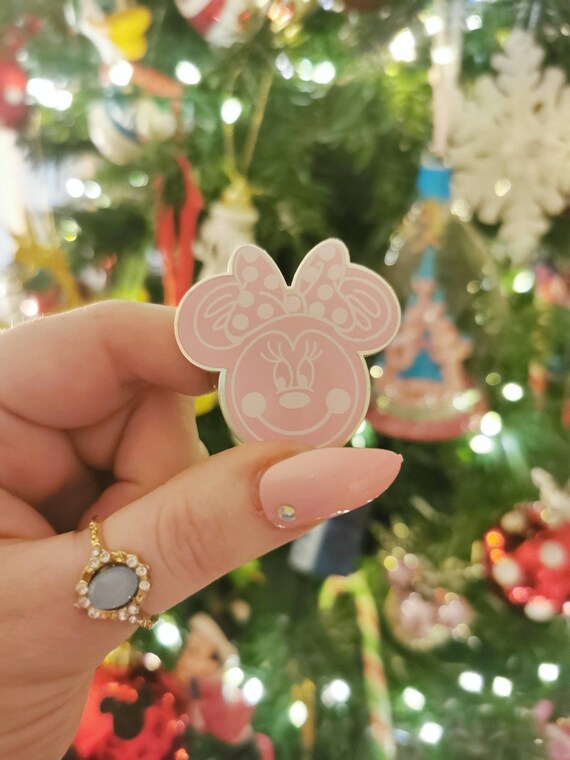Pink Gingerbread Minnie Mouse Pin Christmas Enamel Pins - Etsy