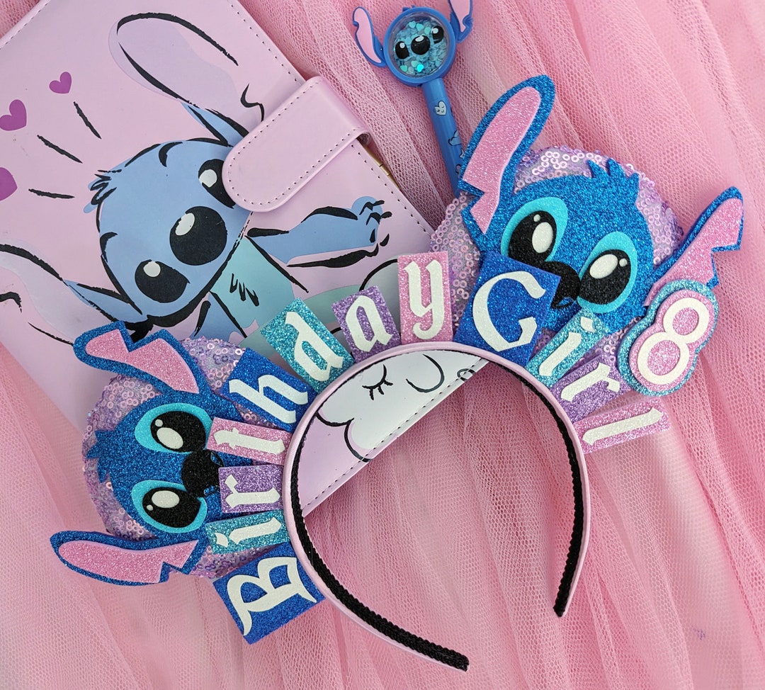 Sequin Stitch Birthday Ears - Experiment 626 Ohana Ears - Minnie Mouse ...