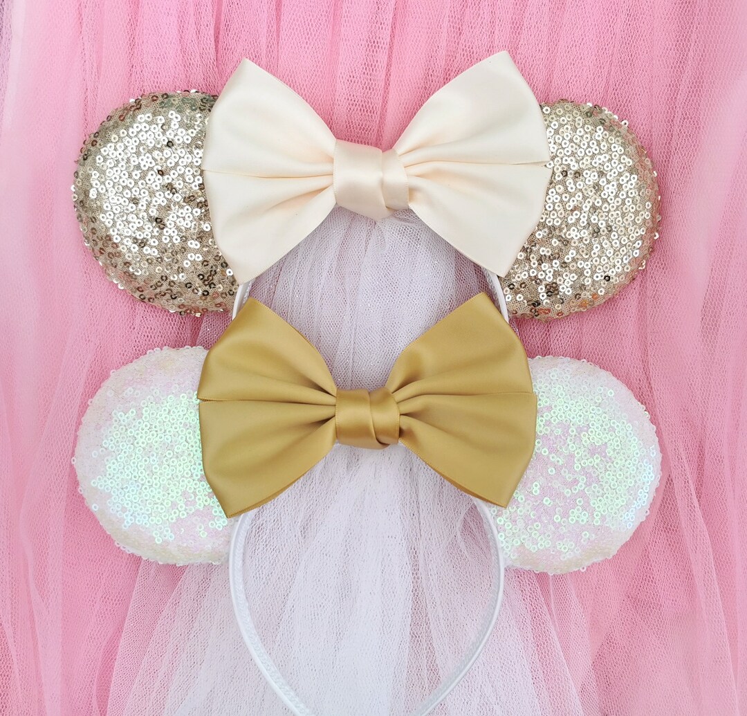 Design Your Own Bridal Minnie Veil - Sequin Minnie Mouse Ears Bridal ...