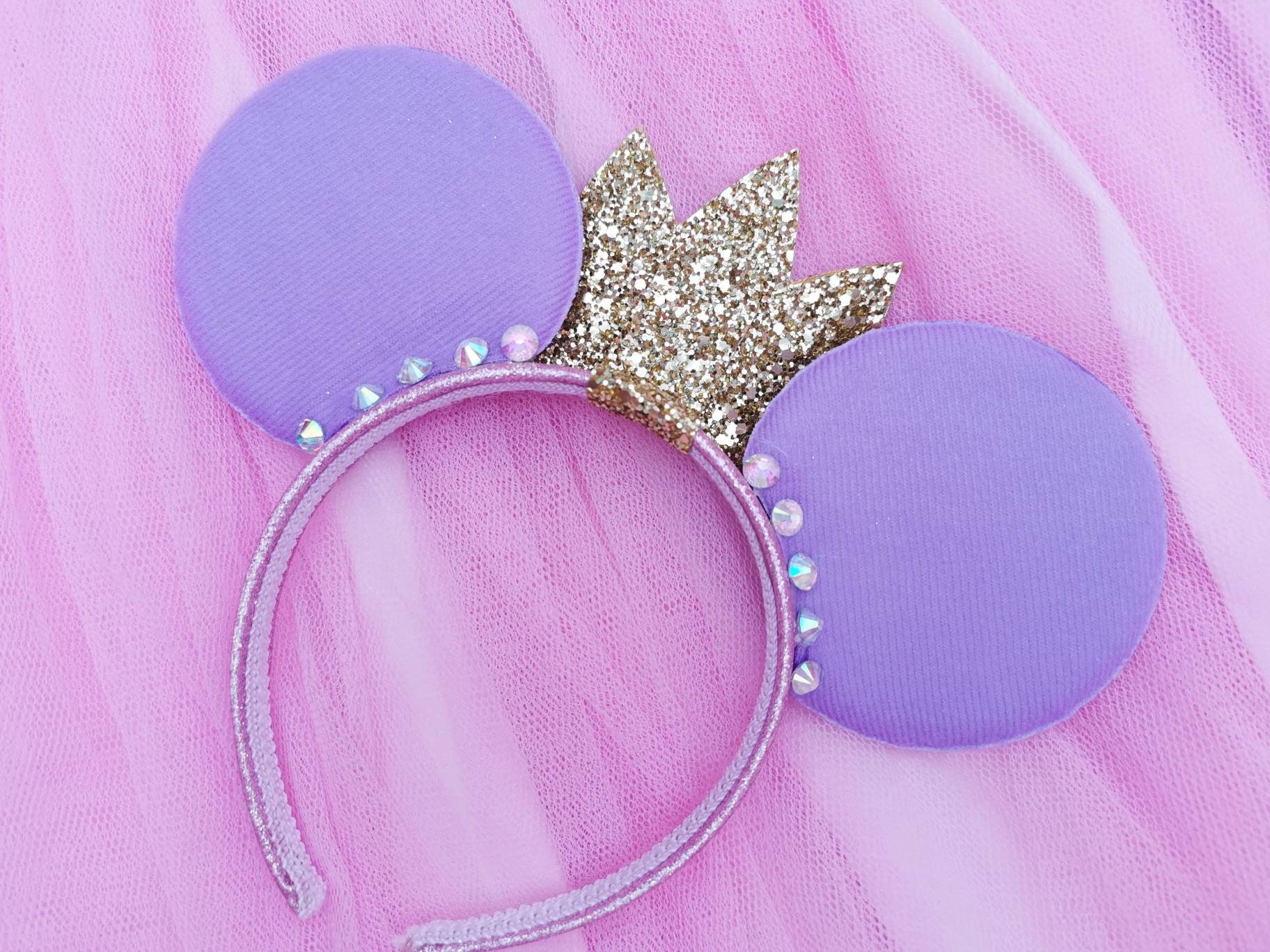 Deluxe Rapunzel Crown Minnie Ear Minnie Mouse Ears Princess - Etsy