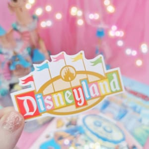 Retro Disneyland Park Sticker – Rainbow Vacation Stickers - Etsy