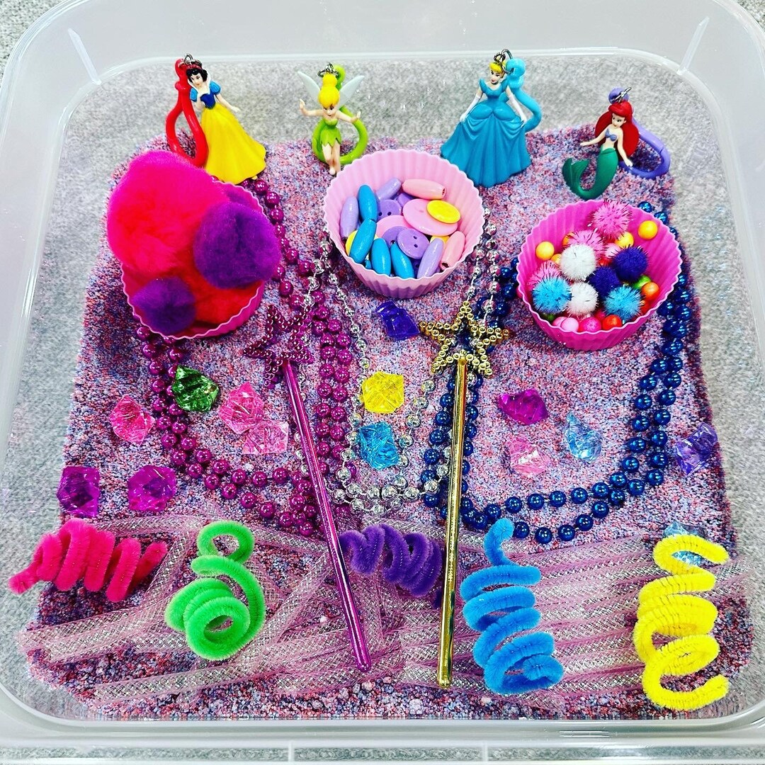 Princess Sensory Bin Princess Sensory Kit Preschool - Etsy