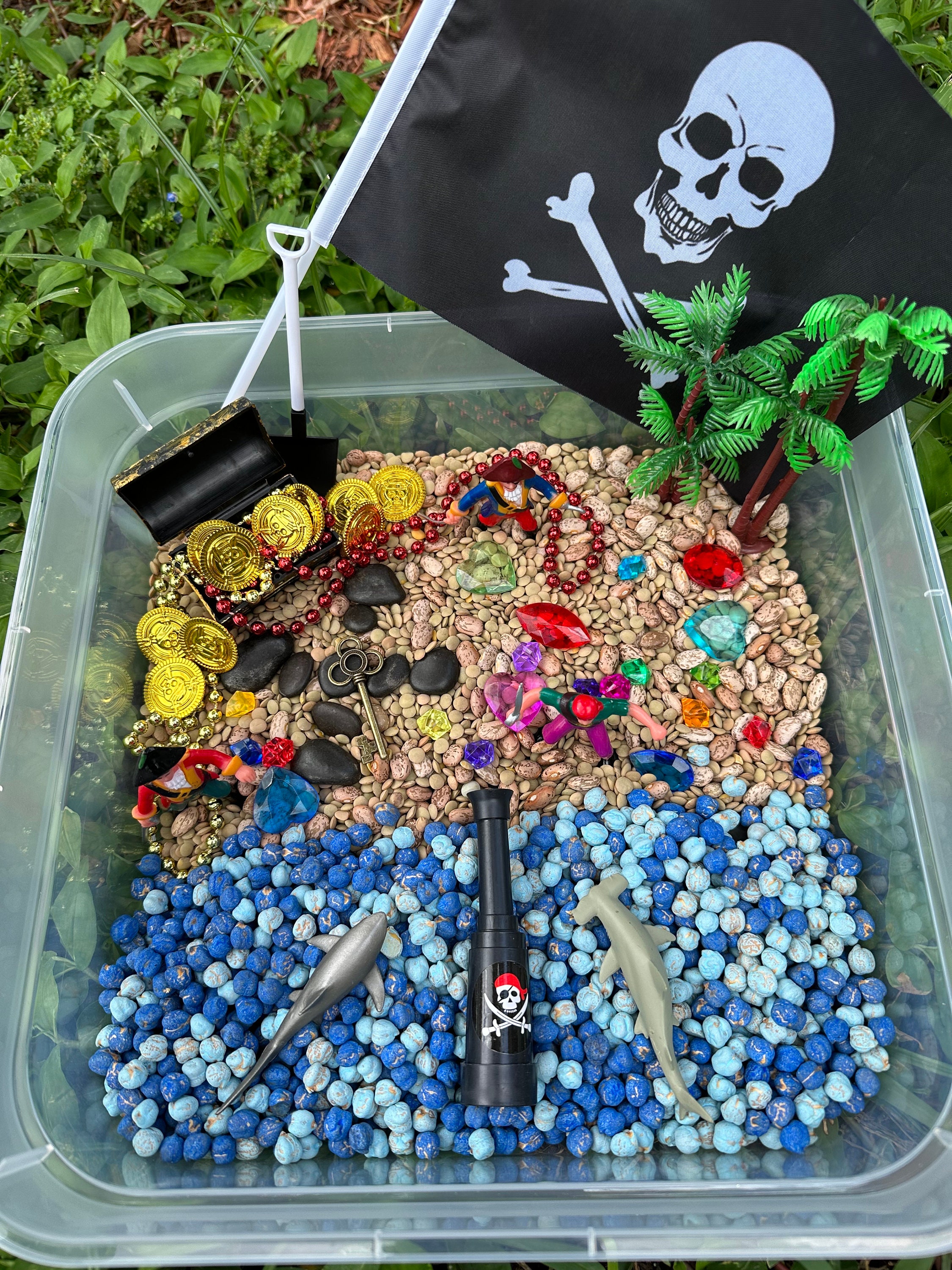 Pirate Sensory Bin Pirate Sensory Kit Preschool Sensory Bin Sensory ...