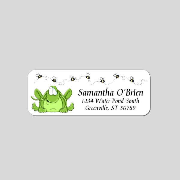 Frog Address Labels - Etsy