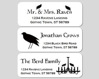 Gothic Address Label - Etsy