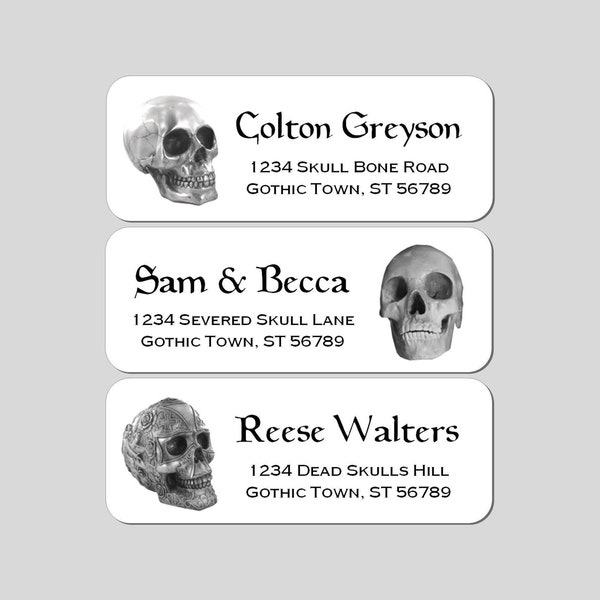 Gothic Labels - Etsy
