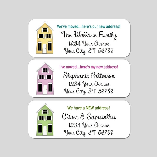 Pretty Address Label - Etsy