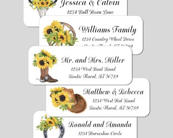 Rustic Wedding Label - Etsy