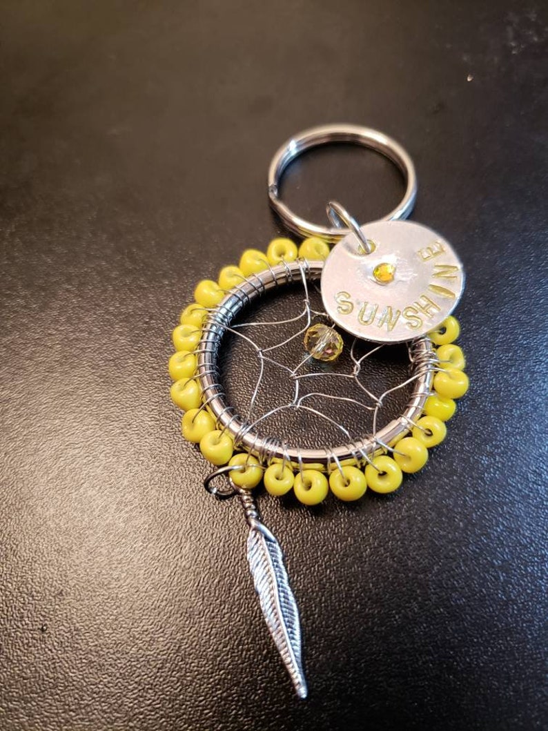 Dream Catcher Keychain - Etsy