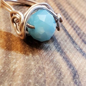 Wire Wrapped Stone Rings - Etsy