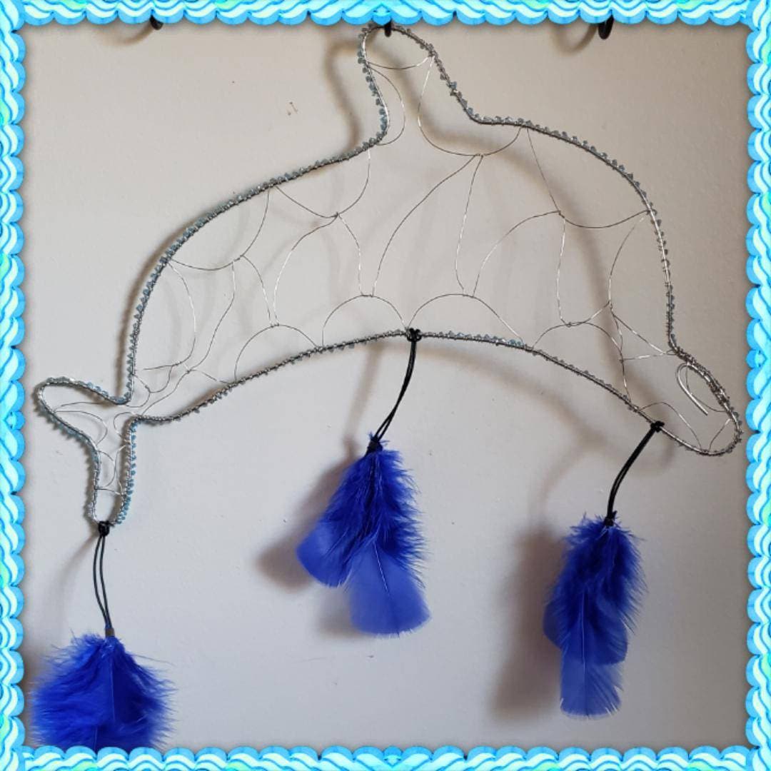 Wire Wrap Dolphin Dream Catcher - Etsy