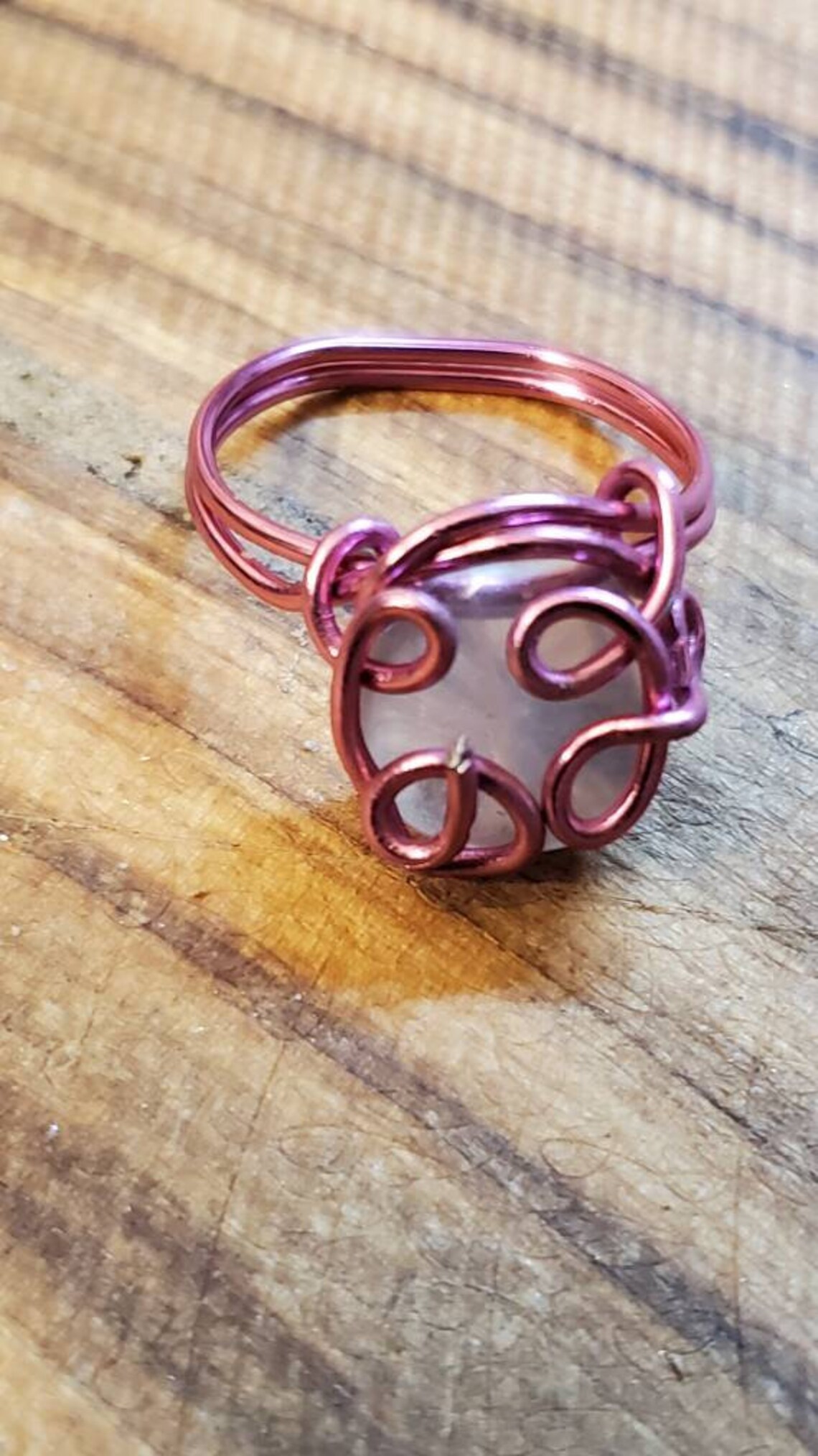 Wire Wrapped Stone Rings | Etsy