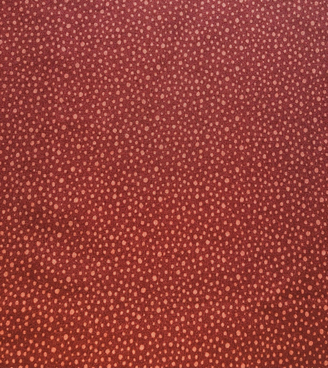 Barn Red Lotta Dots Fabric by the Half Yard by Connecting Threads - Etsy