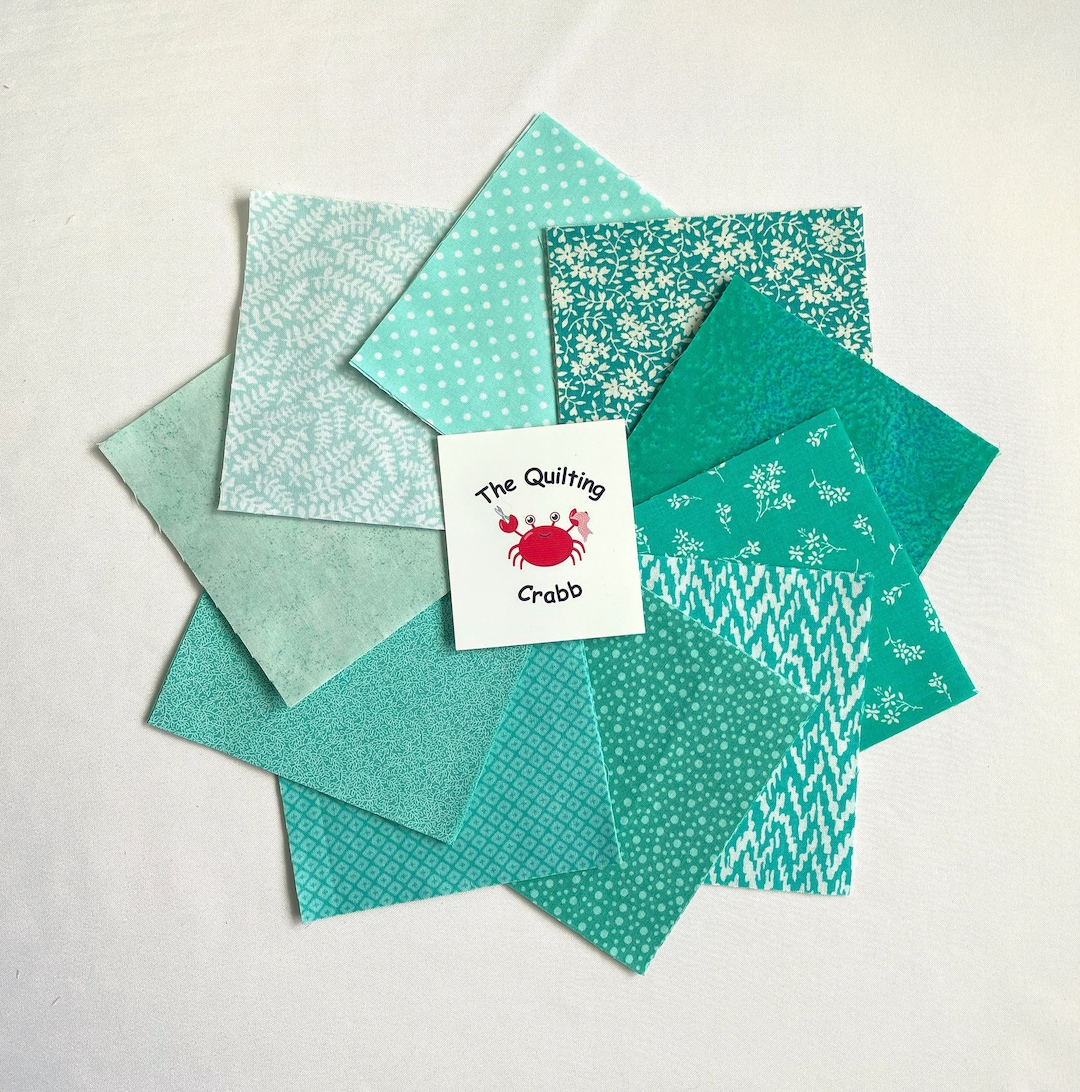 40 Piece 10" Jade Oasis Layer Cake Squares, 40 10-inch Squares per Pack ...