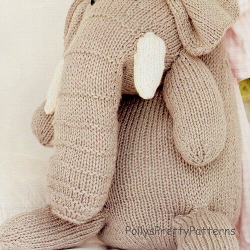 Baby Elephant Knitting Pattern Instant Download - Etsy