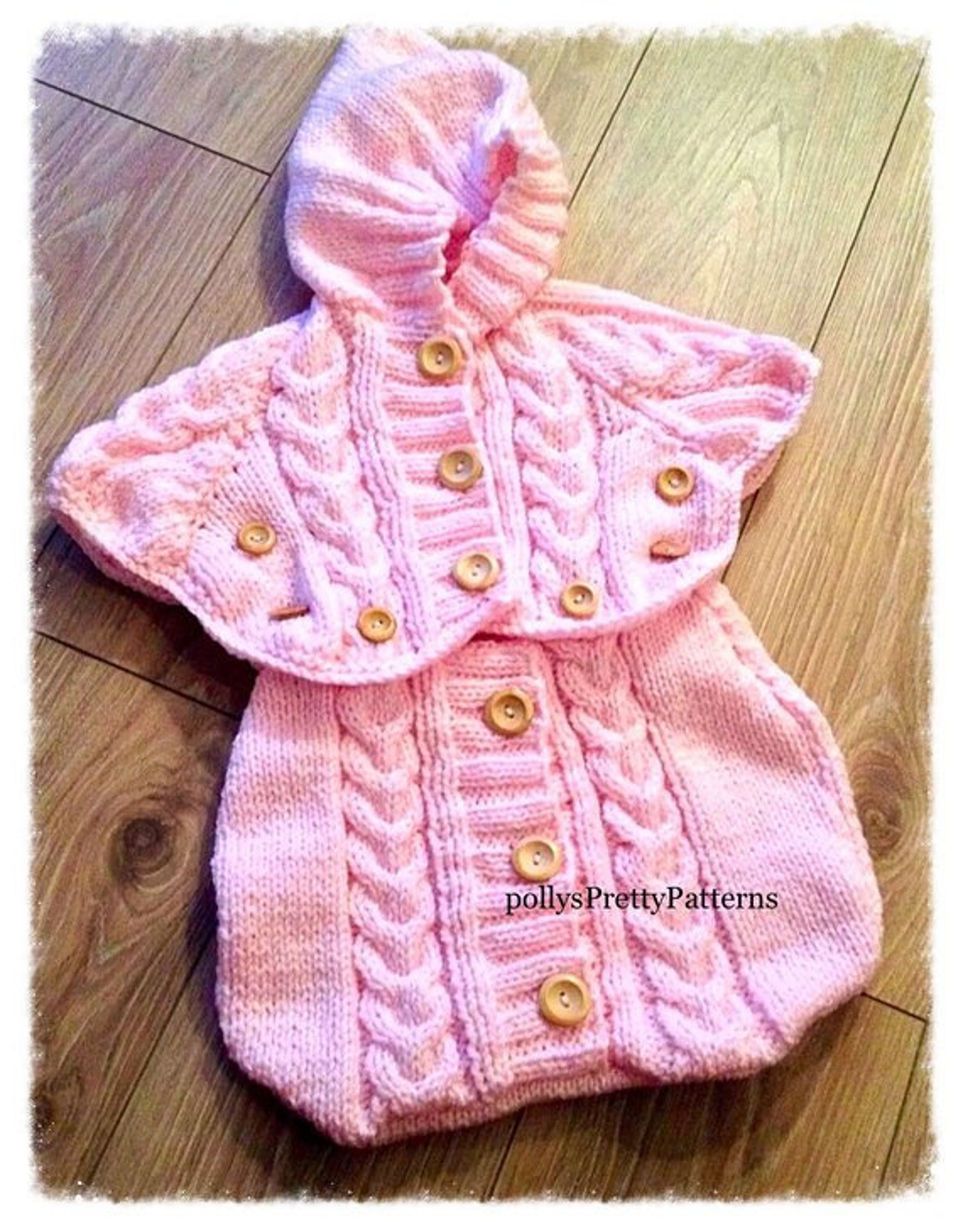 PDF Knitting Pattern for a Baby's Sleeping Bag/sack or | Etsy UK