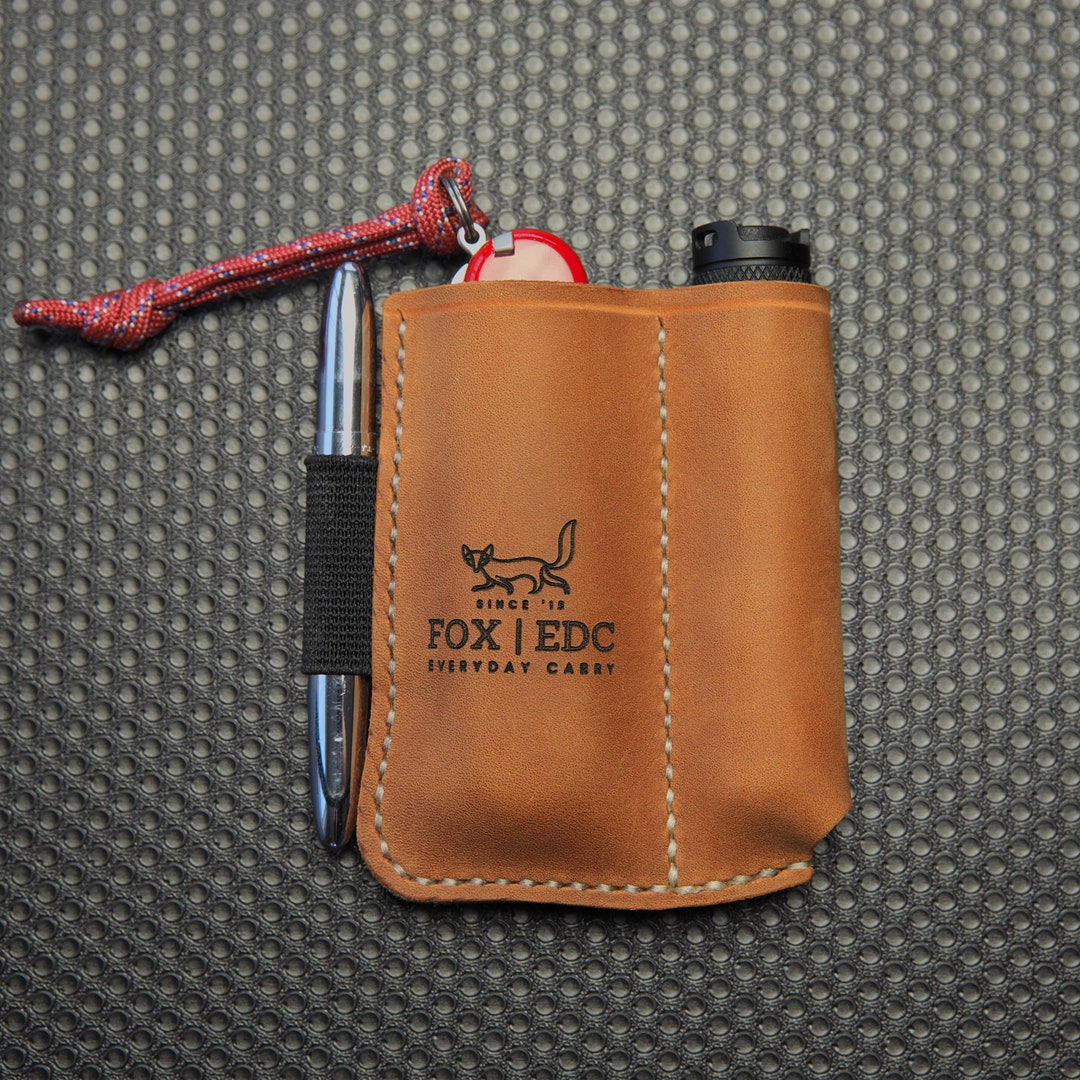 Genuine Leather Pocket EDC Organizer 2.1 - Etsy