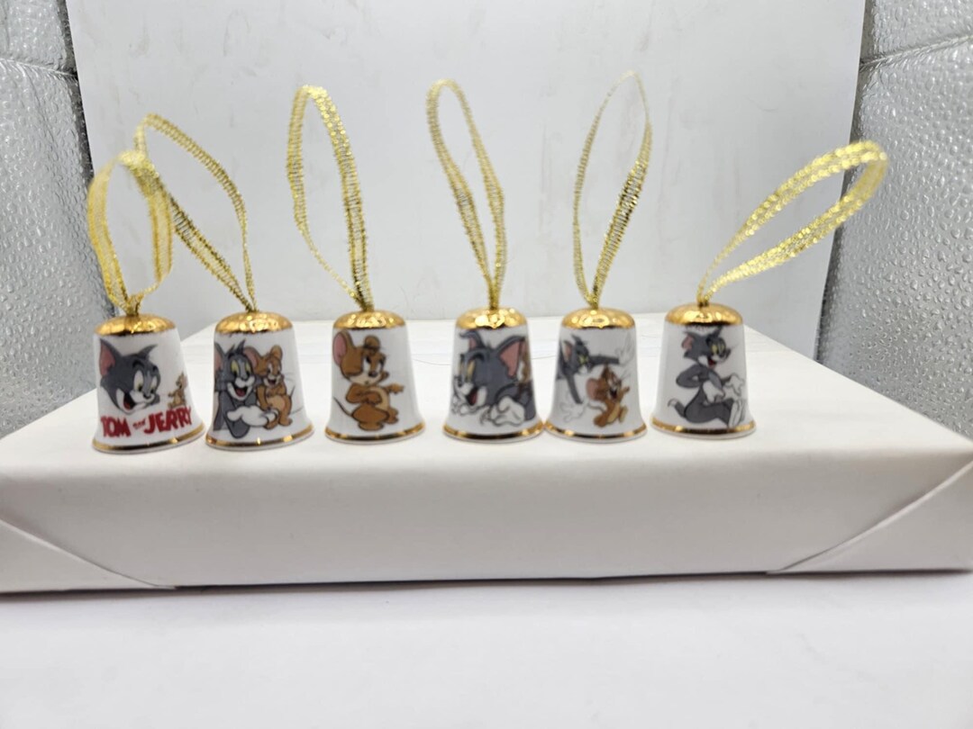 Set of 6 Tom and Jerry Tree Design Thimbles - Etsy