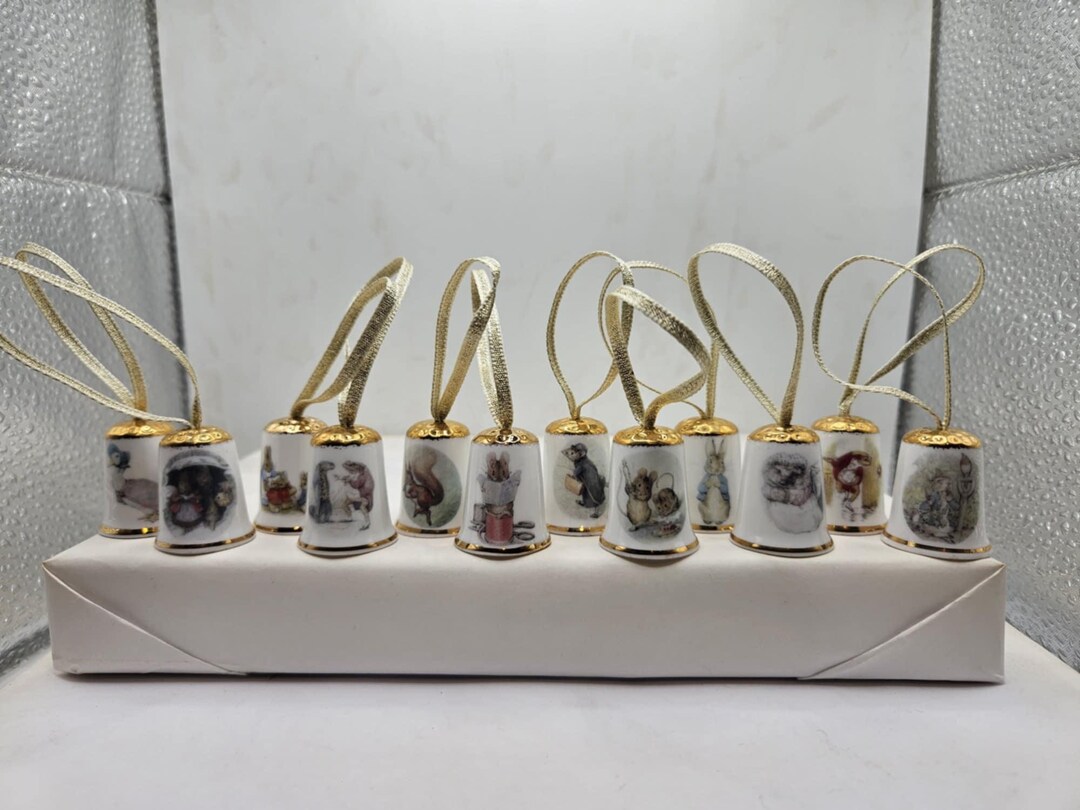 Set of 12 Beatrix Potter Tree Design Thimbles - Etsy