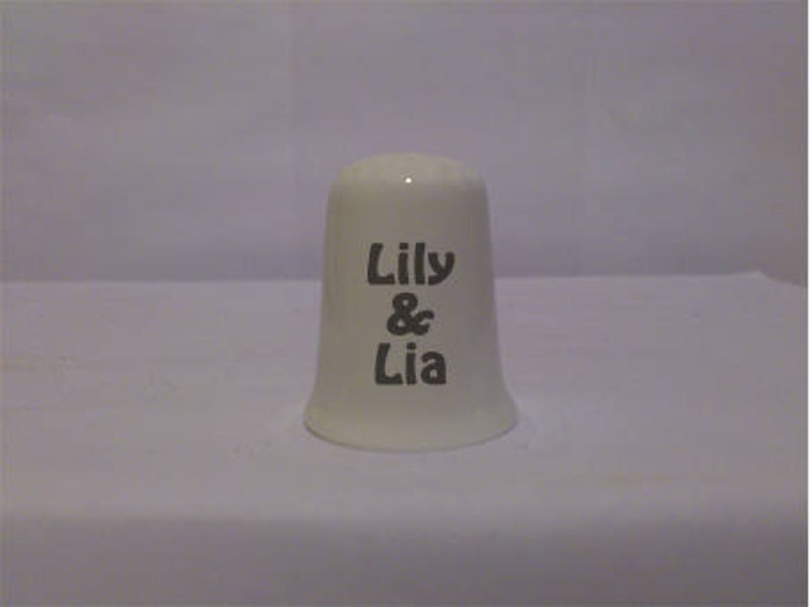 Personalized Single Thimble - Etsy