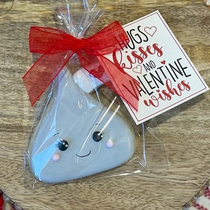HUGS and Kisses Printable Valentine's Cookie Tag | Hershey Kiss | Gift ...