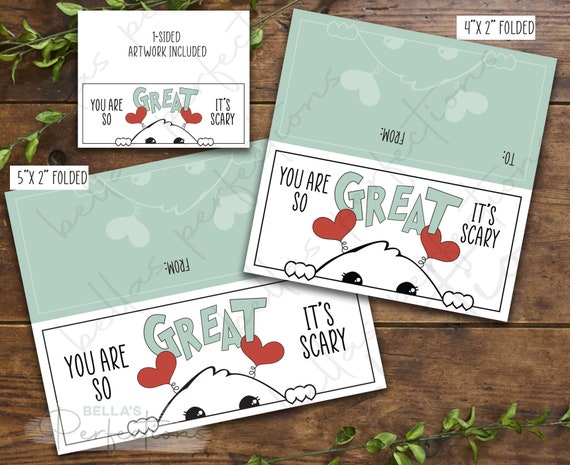 Printable Valentine Cookie Bag Topper Packaging Digital | Etsy