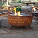 Custom Logo Fire Pit - Etsy