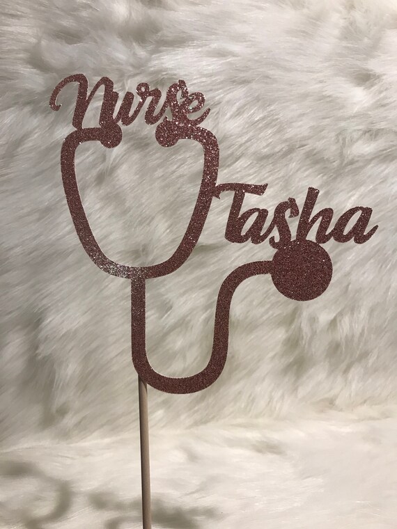 Personalized Nurse Cake Topper by Yansels | Catch My Party