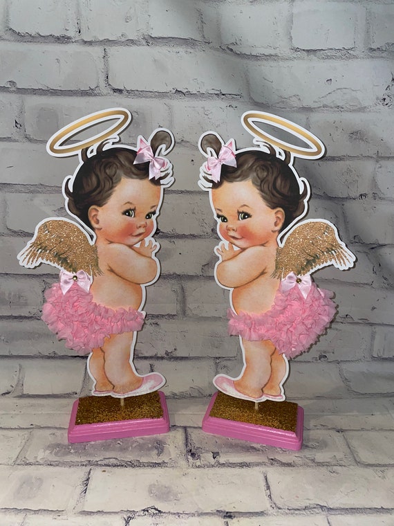Baby Angel Centerpiece Baby Girl Angel Centerpiece by Yansels | Catch ...