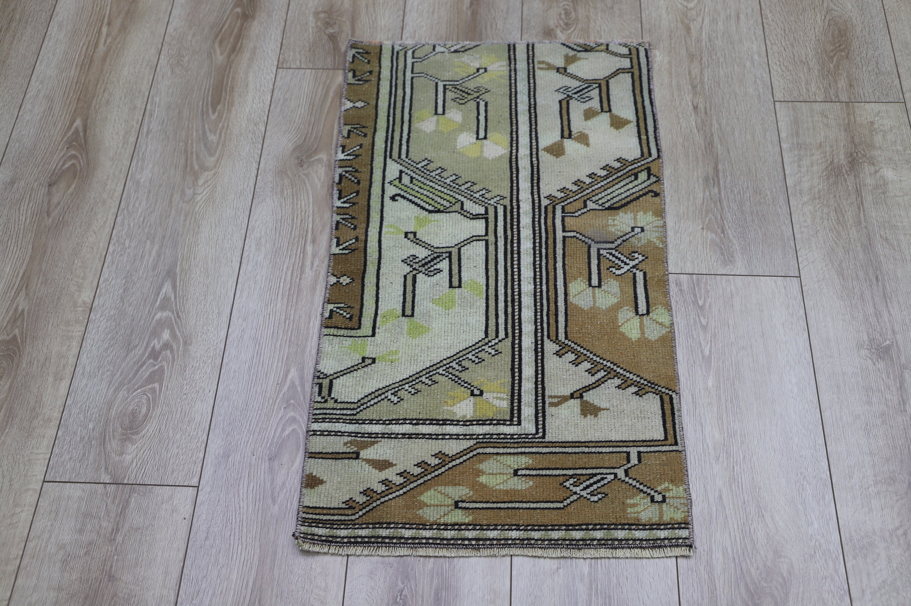 Plants Rug 1.5x3 Ft Ethnic Rug Beige Rug Home Decor Rug - Etsy