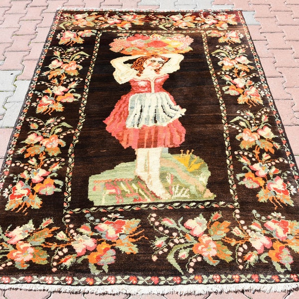 Pictorial Rug - Etsy