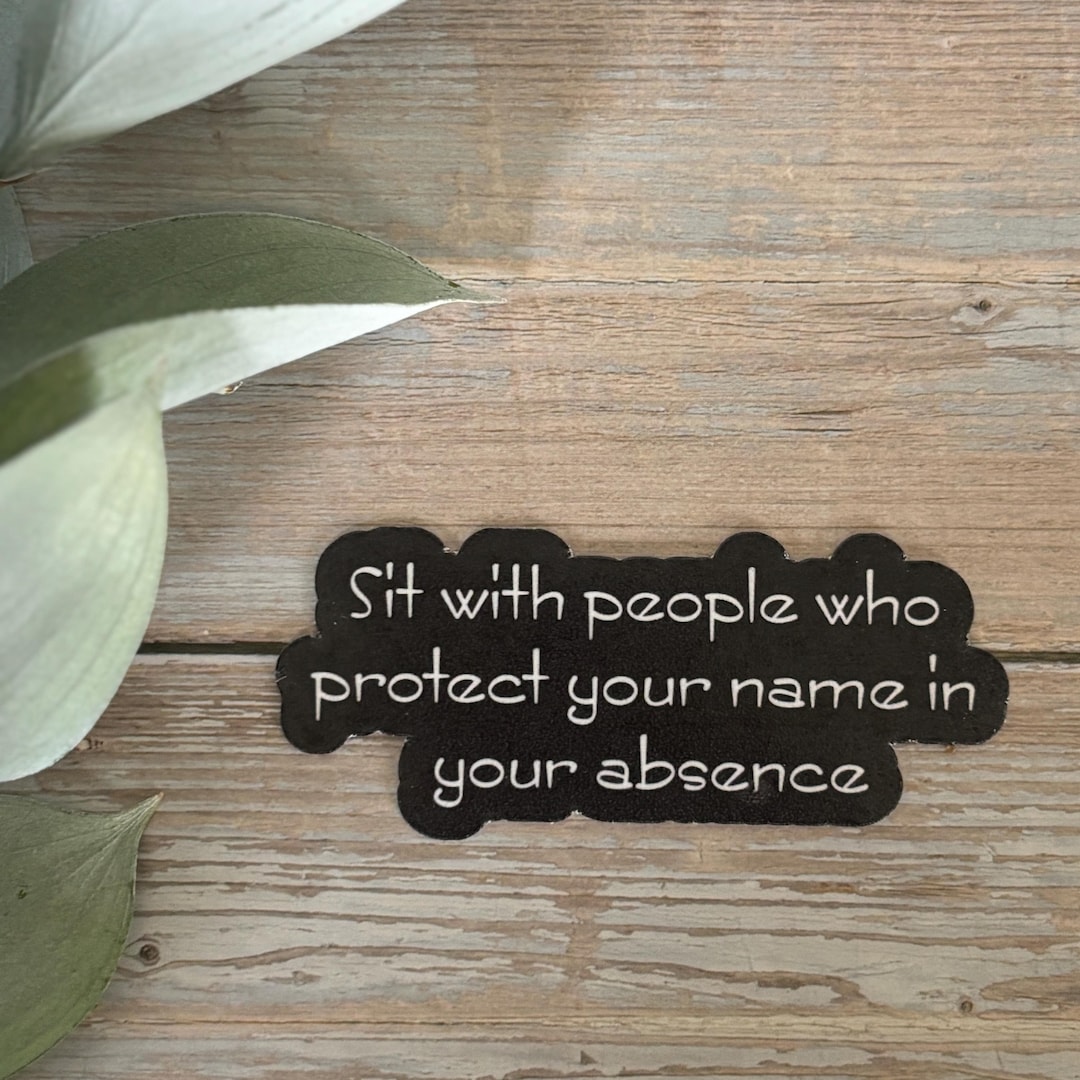Protect Your Name in Your Absence Sticker – Inspirational Quote Vinyl ...