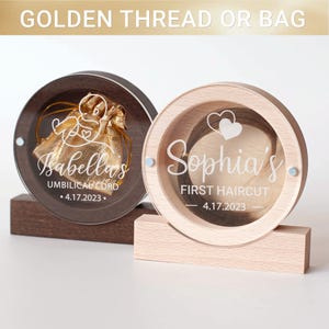 First Lock of Hair Keepsake, Tooth Fairy Box, Baby First Haircut and ...