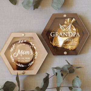 Bereavement Gift for Loss of Mother Lock of Hair Keepsake, Small ...