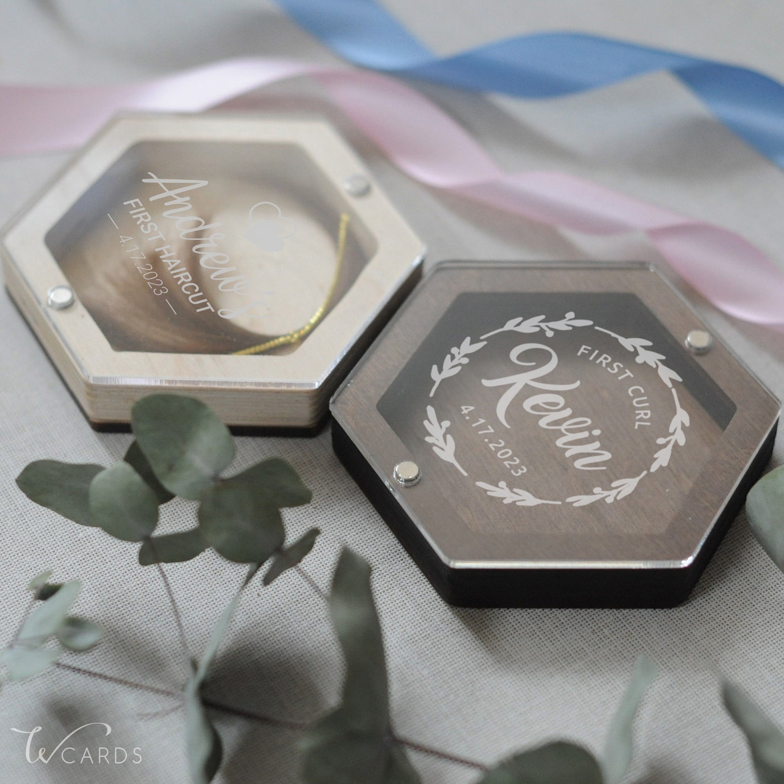 Babies First Haircut Box, Haircut Keepsake Box, Child Cutting off ...