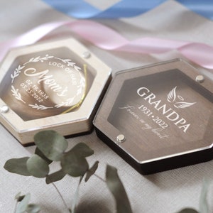 Bereavement Gift for Loss of Mother Lock of Hair Keepsake, Small ...